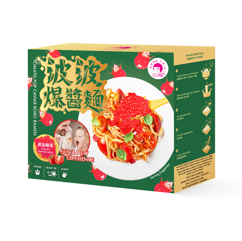 Tomato Pop Caviar Bobo Ramen 波波爆醬麵-番茄爆珠 – Combo Market